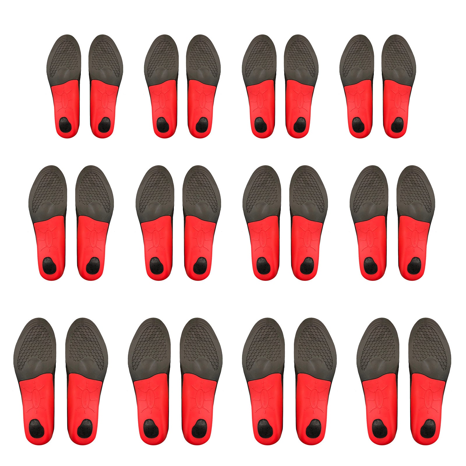 Bibal Insole 4X Set 3-Size Combo Full Whole Insoles Shoe Inserts Arch ...